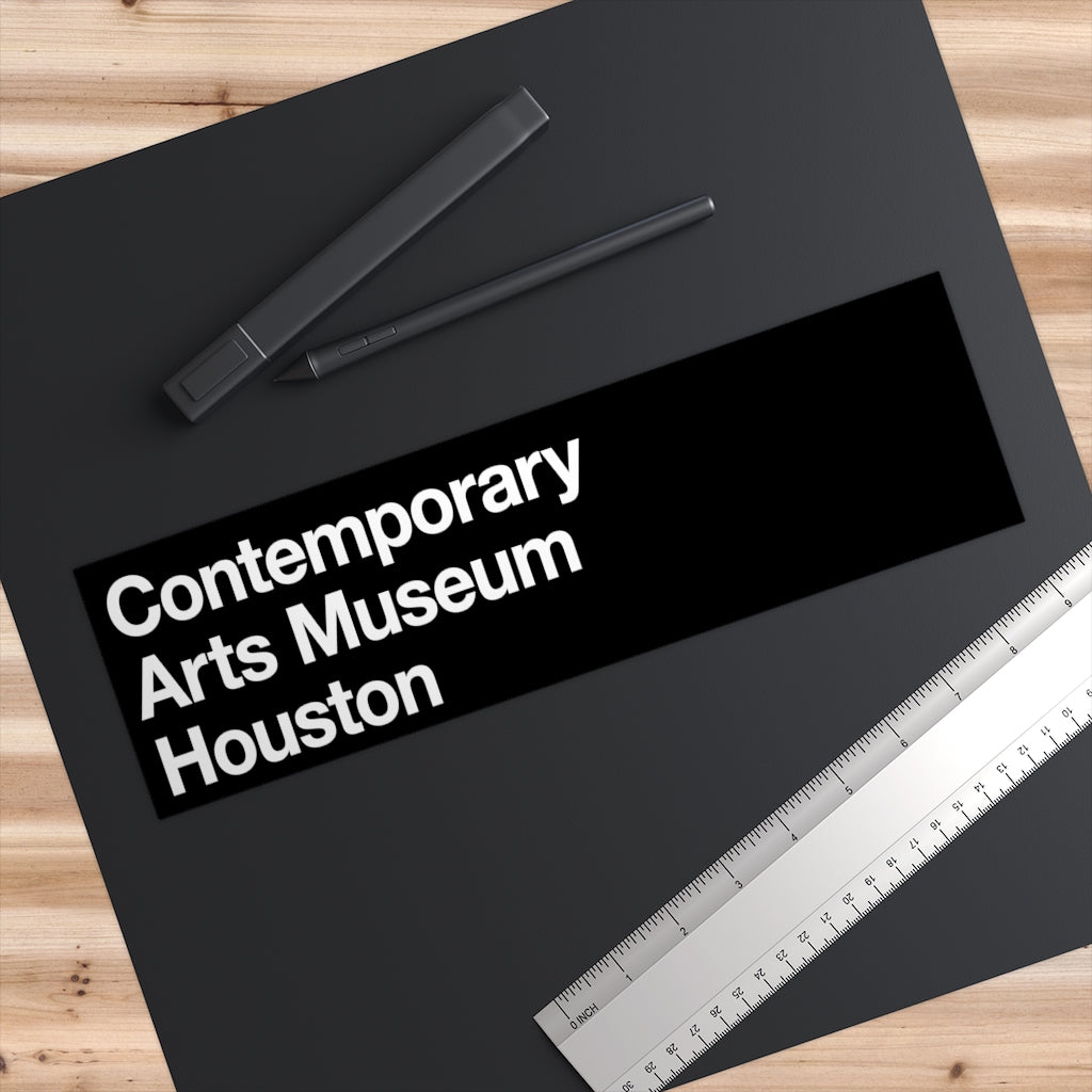 CAMH Logo Bumper Sticker – Contemporary Arts Museum Houston Shop